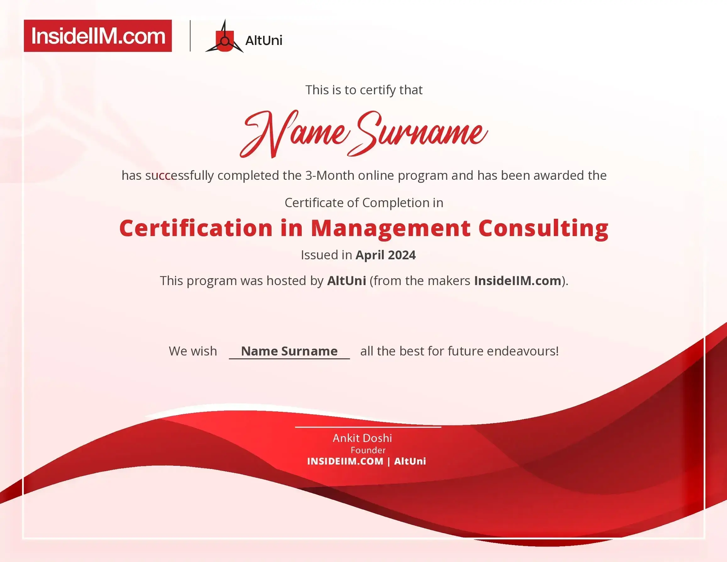 Certification in Management Consulting with Experts from BCG, PwC ...